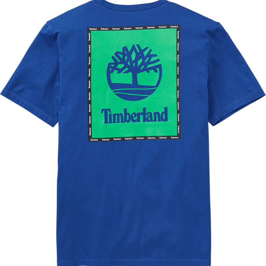 טי שירט בהדפס לוגו קדמי ואחורי box | Timberland