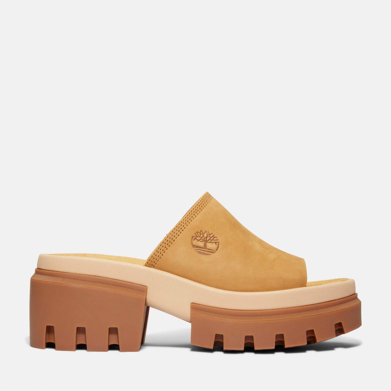 סנדלי עקב Everleigh Slide לנשים בצבע חיטה | Timberland