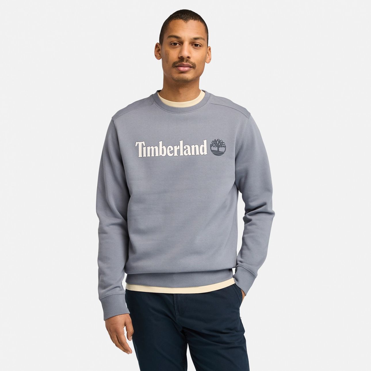 סווטשירט איכותי של טימברלנד ולוגו מוטבע | Timberland