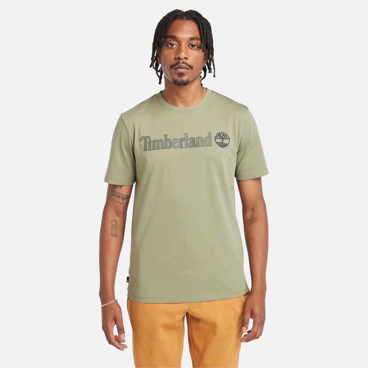 טי שירט לגברים עם הדפס לוגו Timberland® | Timberland