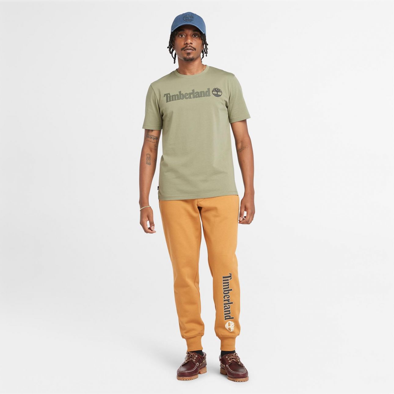 טי שירט לגברים עם הדפס לוגו Timberland® | Timberland