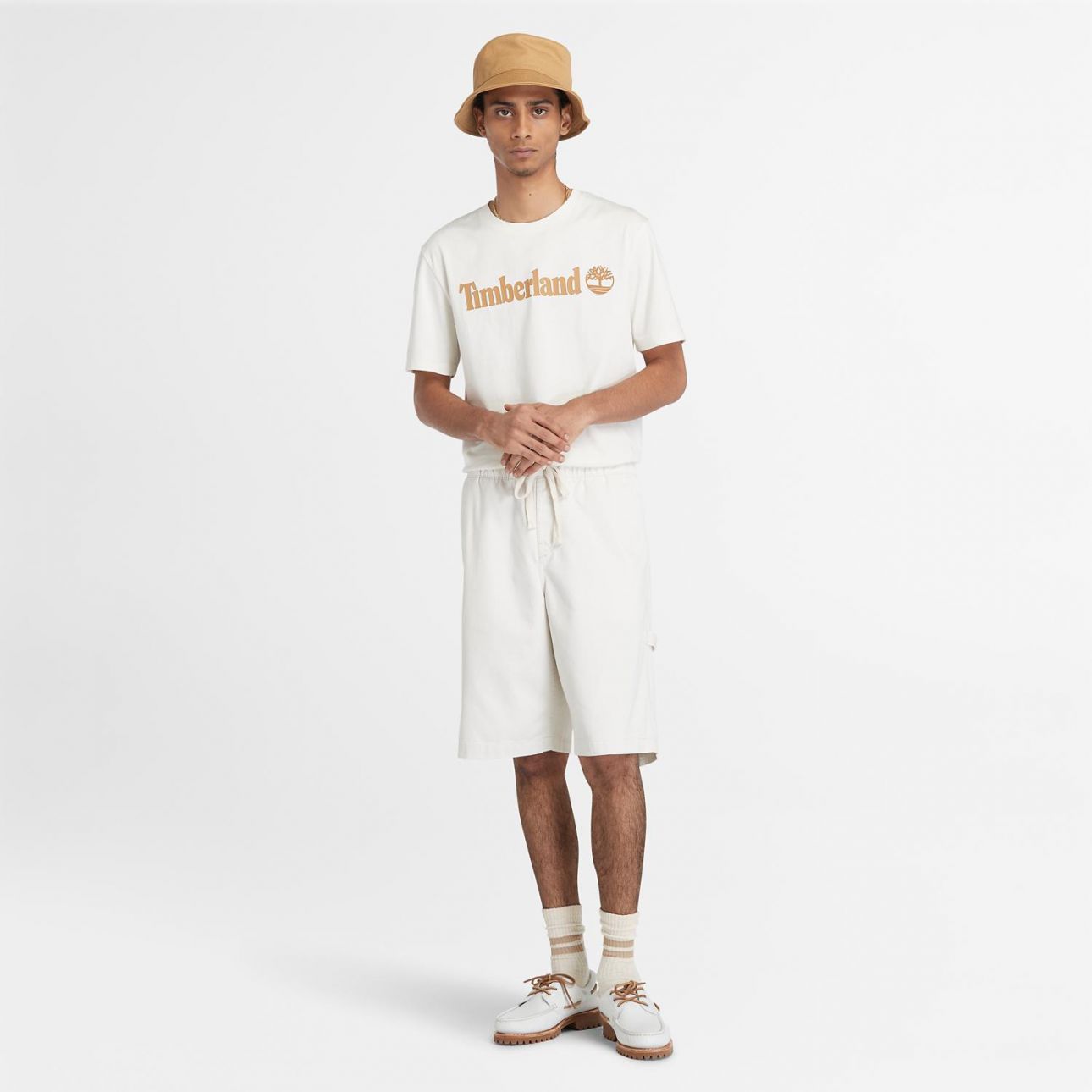 טי שירט לגברים עם הדפס לוגו Timberland | Timberland